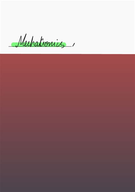Notes Mechatronics Mechatronics Difference Amplifier I If V R