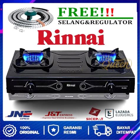 PROMO Kompor Gas Rinnai 2 Tungku RI202S Kompor 2 Tungku Kompor