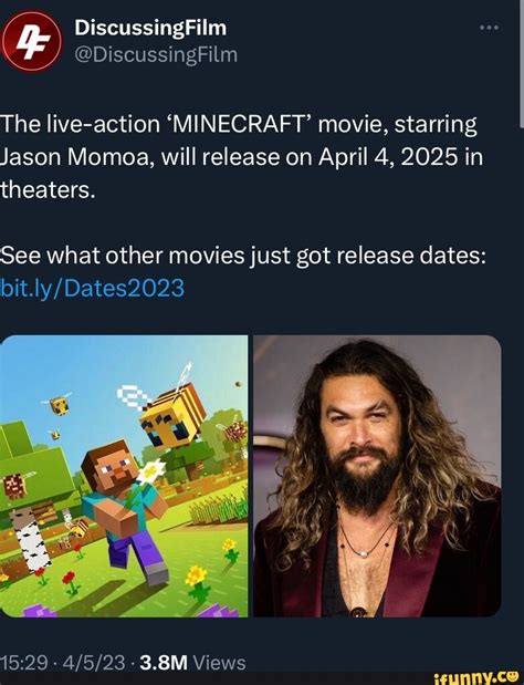 Discussingfilm Discussingfilm The Live Action Minecraft Movie