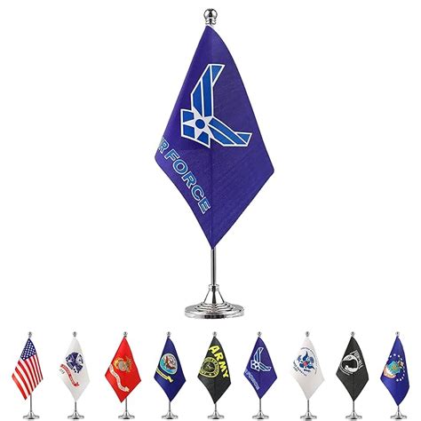Buy Tsmd Us Air Force Wings Desk Flag Small Mini United States Military