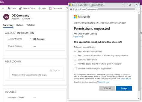 Calling Microsoft Graph Using Azuremsal React From Pcf Control Implementing Tae Of