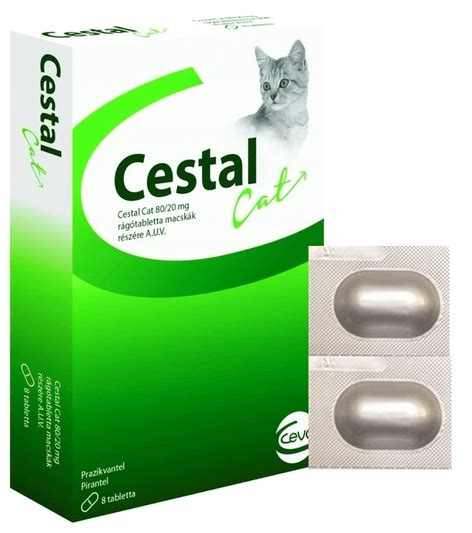 Tabletki odrobaczające dla kota Cestal Cat Flavour