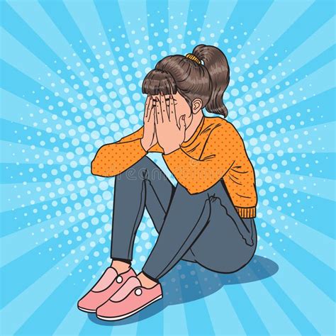 Depressed Woman Stock Illustrations 13800 Depressed Woman Stock
