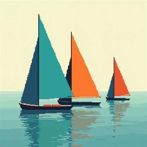 Free Colorful Triangular Sails Image Download At Stockcake