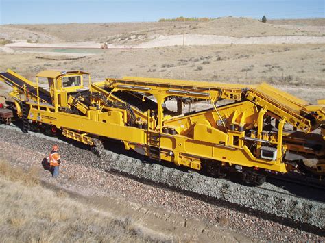 Plasser And Theurer Technology Bettungsreinigung 2 Screen Machines