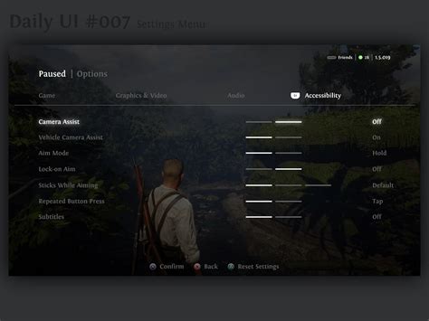 Game Menu Designs Themes Templates And Downloadable Graphic Elements On Dribbble