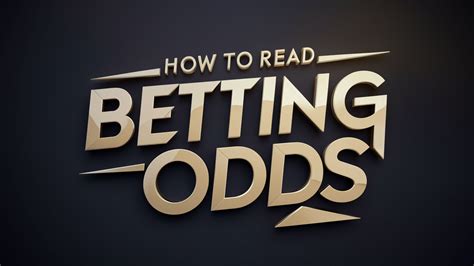 How To Read Betting Odds A Beginners Guide All The Picks