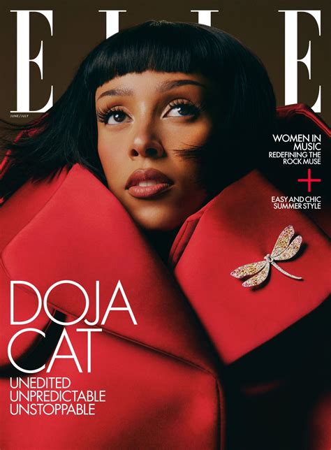 Doja Cat For Elle Magazine Junejuly 2022 Hawtcelebs