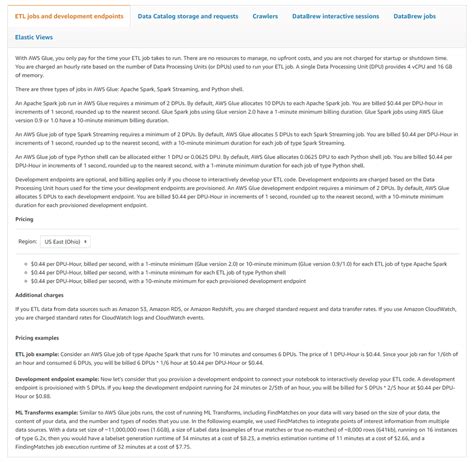 Aws Glue Pricing Cost And Pricing Plans