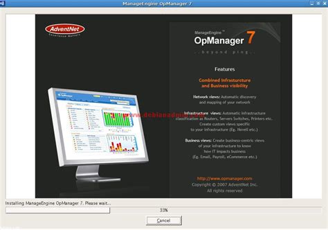 Monitoring Serversnetwork Devices With Opmanager Debian Admin