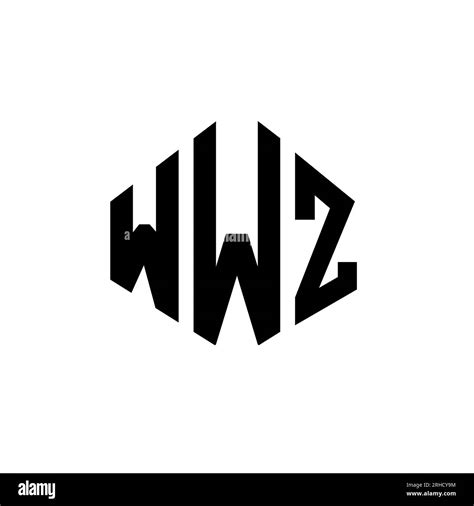 Wwz Letter Logo Design With Polygon Shape Wwz Polygon And Cube Shape Logo Design Wwz Hexagon