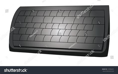 Vector Blank Keyboard Layout Computer Input Stock Vector Royalty Free Shutterstock