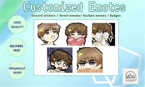 Create Custom Emotes For Your Discord Youtube Or Twitch By Aidee