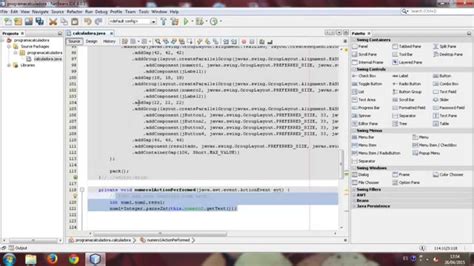Programa En Java Que Simula Una Calculadora Con Interfaz Grafica En Netbeans Youtube