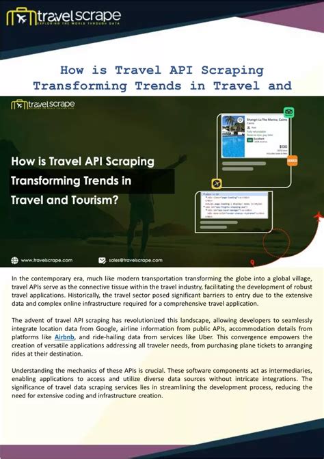 Ppt How Is Travel Api Scraping Transforming Trends In Travel And