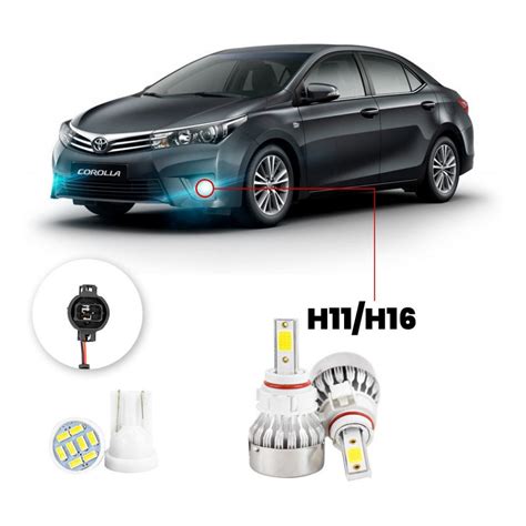 Lampada Farol Milha Led Toyota Corolla A Lm Shopee Brasil