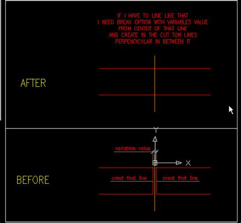 i need lisp make break with variables value autolisp visual lisp and dcl autocad forums