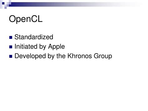 Ppt Opencl Powerpoint Presentation Free Download Id871895