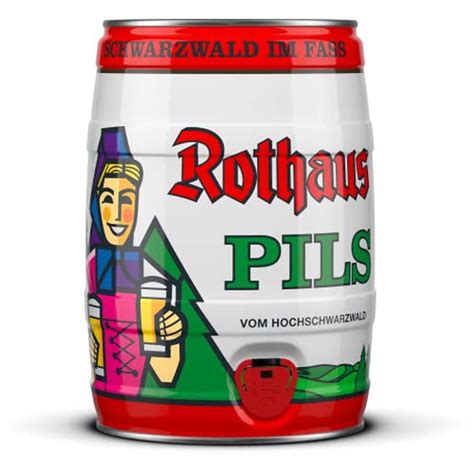Rothaus Pils 5 L Partydose 51 Vol Im Bierfass 5 Liter Vergleich 2025