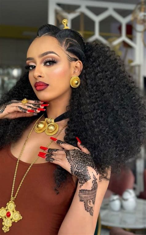Ethiopian Eritrean Jewelry Culture And Braids Henna Ethiopian Hair