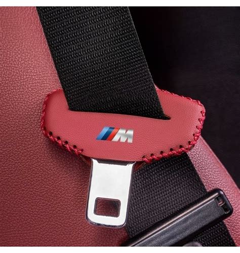 안전벨트 클립 커버 버클 Bmw M로고 가죽 인테리어 Diy 선물 티몬