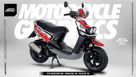 50th ANNIVERSARY WGP YAMAHA BWS ZUMA 100 ITALIKA WS 150 Geosdesign