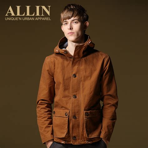 All In 2014春季新款男士韩版薄款男装夹克外套时尚修身休闲夹克viviant12