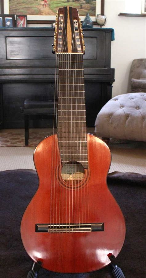 13 String Guitar By Darren Hippner Usa Cedar Cocobolo 2011 All