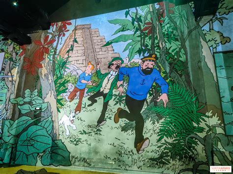 Album Photos Tintin l aventure immersive à l Atelier des Lumières l