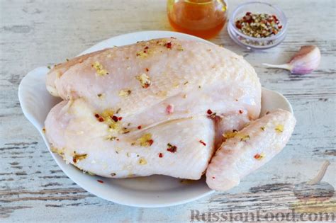 Рецепт Курица запеченная в рукаве с айвой и картофелем на