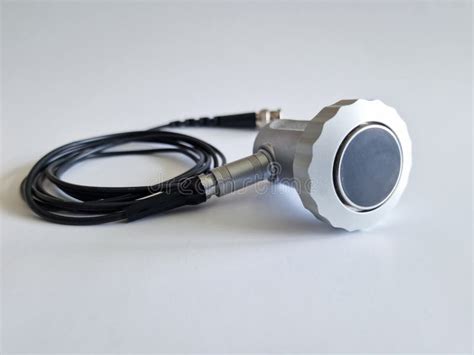 Ultrasonic Transducer For Non Destructive Analysis Stock Image Image Of Pulse Nondestructive