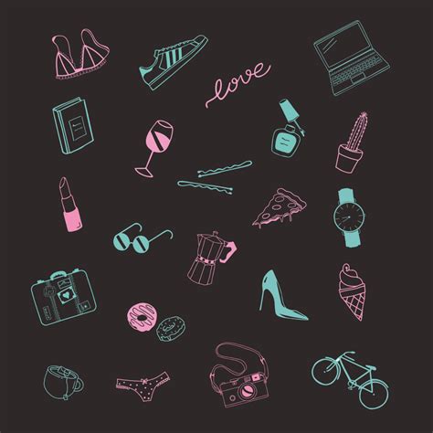 Girl Stuff Prints On Behance