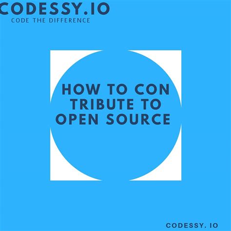 How To Contribute To Open Source 1 Codessy Technologies