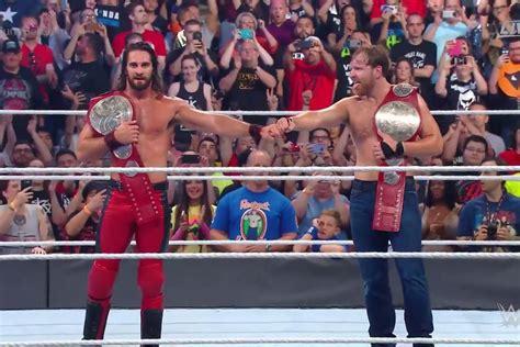 Summerslam 2017 Results Seth Rollins And Dean Ambrose Reunite And