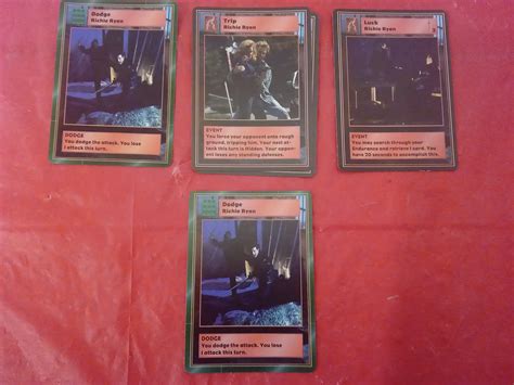 Vintage Card Game Highlander Card Game Cards Richie Ryan Cards 1990s