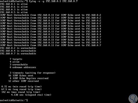 Cómo instalar y usar comando fping en Linux Solvetic