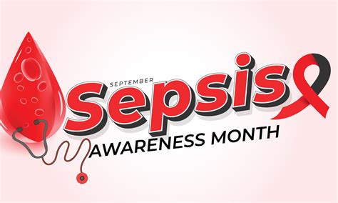 Sepsis Awareness Month Background Banner Card Poster Template