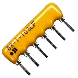 10k X 5 SIP Resistor Isolated