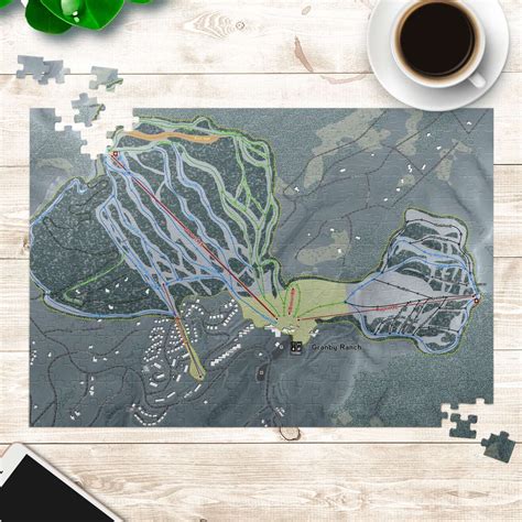 Granby Ranch Colorado Ski Trail Map Puzzles In 2022 Colorado Skiing