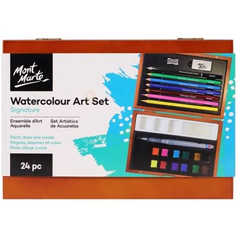 Mont Marte Signature Watercolour Art Set Pc Jimnettes Superstore