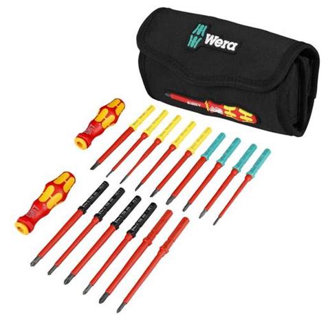Wera 17 Piece Kraftform Kompakt VDE Universal Screwdriver Set WERA006611 CEF