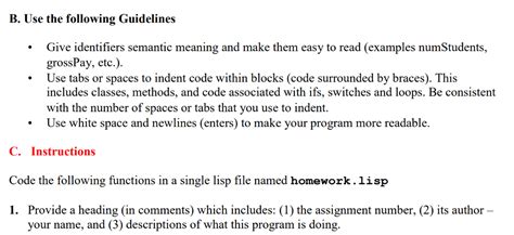 Solved B Use The Following Guidelines Give Identifiers