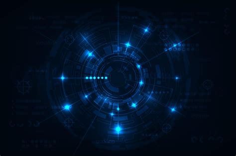 Premium Vector Vector Futuristic Technology Abstract Hitech Commucation Concept Background