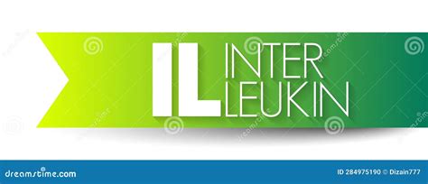 Il Interleukin Group Of Cytokines That Were First Seen To Be