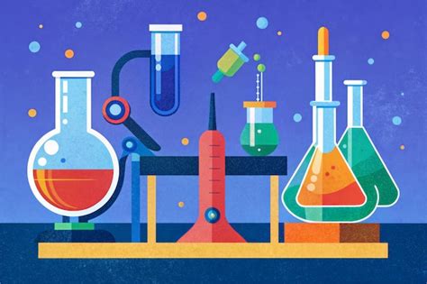 A Colorful Symphony Of Chemistry Exploring Reactions In A Laboratory Setting Premium Ai