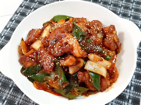 불맛나게 만든 고추장 제육볶음 밥도둑 반찬 술도둑 안주