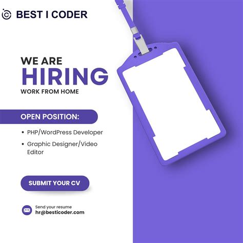 Job Opportunity Phpwordpress Developer And Graphic Designervideo Editor Nisha Vala 28 Comments