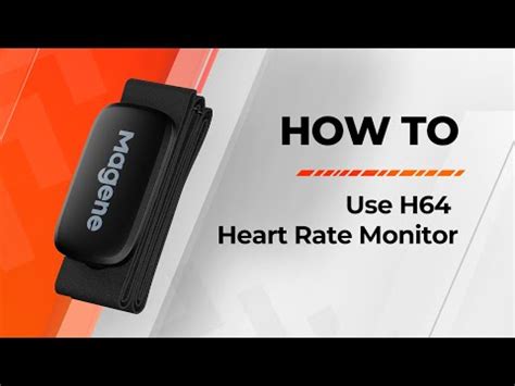 Directions of How to use Magene H64 Heart Rate Monitor - YouTube