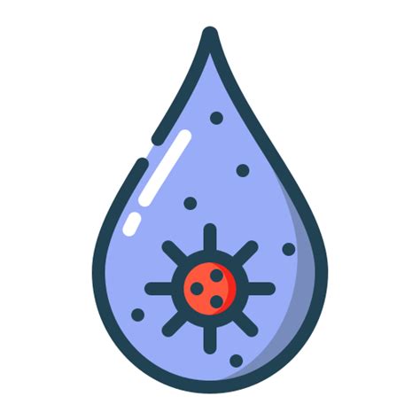 Contaminated Water Generic Outline Color Icon