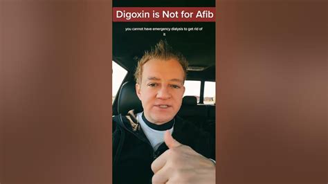 Digoxin Is Not For Afib Atrial Fibrillation Afib Digoxin Youtube